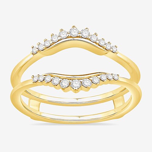 Click here for Womens 1/5 CT. Natural White Diamond 10K Gold Wedd... prices
