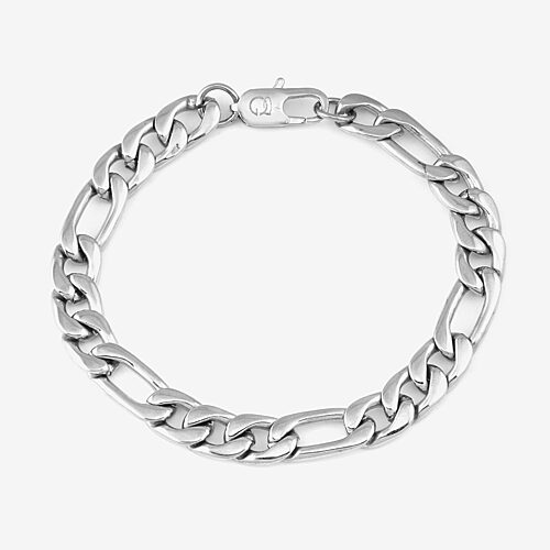 Click here for Mens Figaro Bracelet Stainless Steel  One Size prices