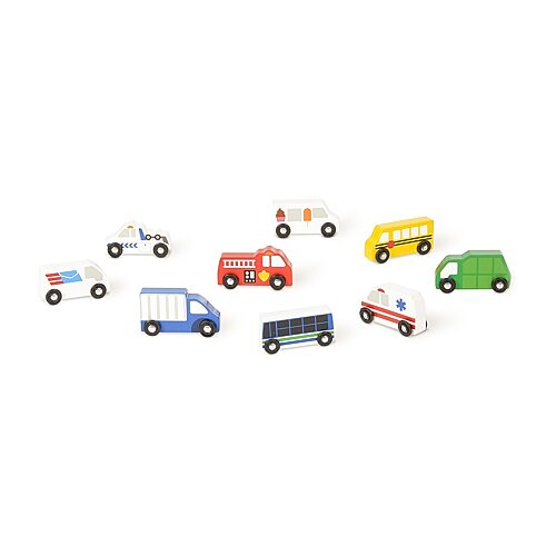 Click here for Melissa & Doug Wooden Town Vehicles Set  One Size... prices
