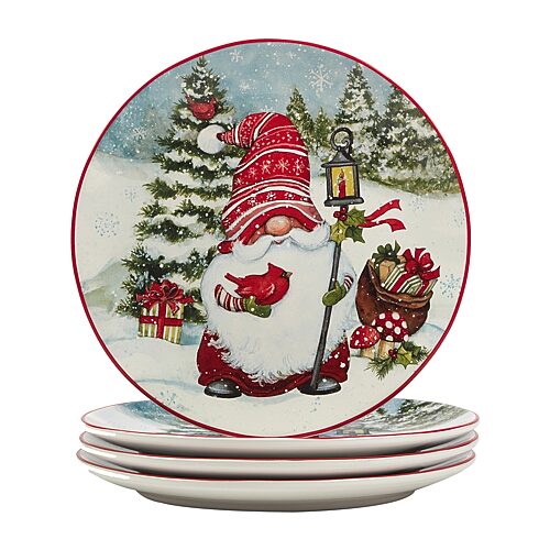Click here for Certified International Christmas Gnomes 4-pc. Ear... prices