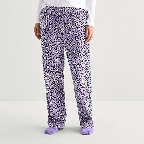 Click here for Sleep Chic Womens Fleece Pajama Pants With Sock  P... prices