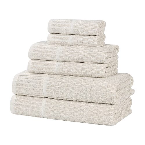 Click here for SUPERIOR Juno Collection 6-pc. Quick Dry Solid Bat... prices