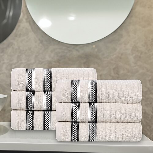 Click here for SUPERIOR Brea Collection | 100 Cotton 6-pc. Solid... prices