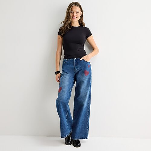 Click here for Forever 21 Womens Juniors Low Rise Relaxed Fit Jea... prices