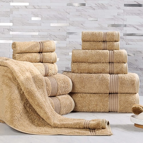 Click here for Superior Egyptian Cotton 12-Pc. Towel Set - Toast prices