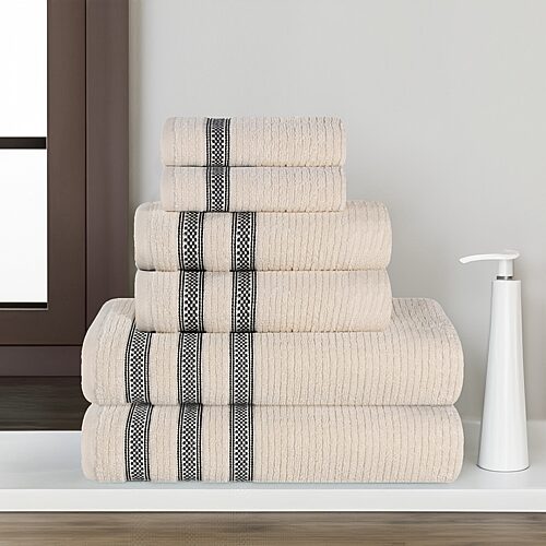 Click here for SUPERIOR Brea Collection | 100 Cotton 6-pc. Quick... prices