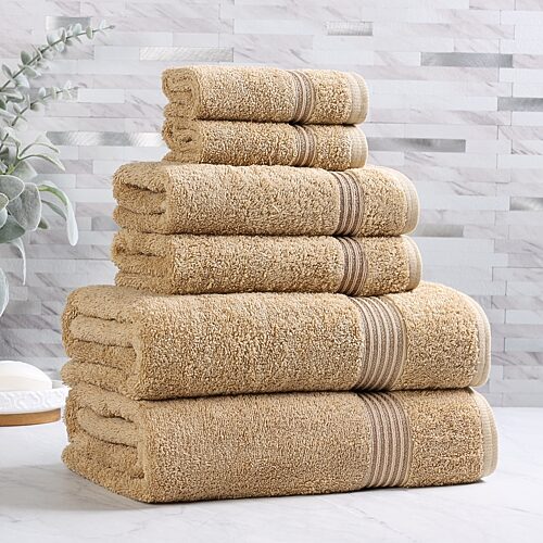 Click here for Superior Solid Quick Drying Egyptian Cotton 6 Piec... prices