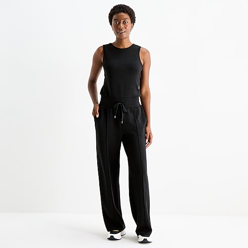 Click here for Stylus Womens Crew Neck Sleeveless Jumpsuit  Mediu... prices