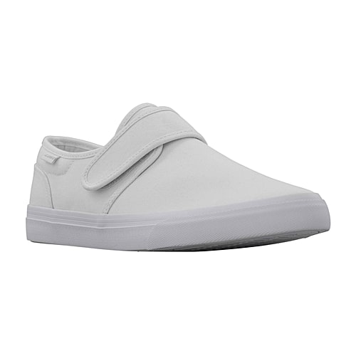 Lugz Clipper Strap Mens Round Closed Toe Slip-On Shoe  8 1/2  White
