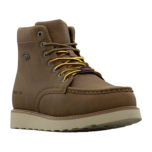 Click here for Lugz Monterey Steel Mens Flat Heel Work Boots  9... prices