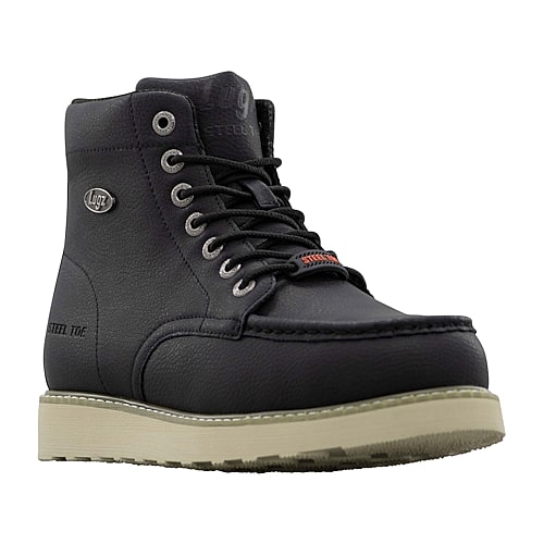 Click here for Lugz Monterey Steel Mens Flat Heel Work Boots  11... prices