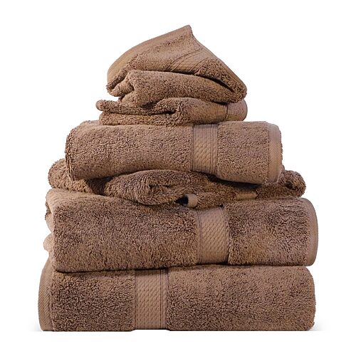 Click here for Superior 100 Egyptian Cotton 6-Pc Towel Set - Choc... prices