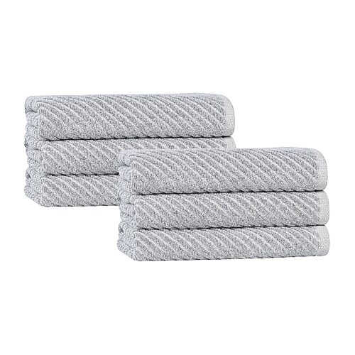 Click here for SUPERIOR Amlia Collection 6-pc. Solid Hand Towel... prices