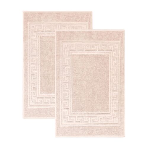 Click here for SUPERIOR Cotton 2-Pc Bath Mat  One Size  Pink prices