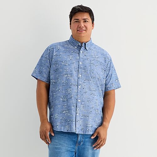 Click here for St. Johns Bay Chambray Mens Short Sleeve Classic F... prices