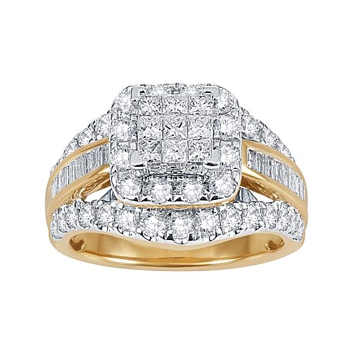 Click here for 2 CT.T.W. Natural Diamond 14K Yellow Gold Multi-To... prices