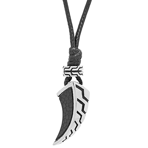 Click here for Tooth Mens Stainless Steel 20 Inch Pendant Necklac... prices