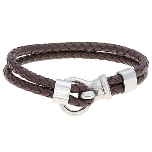 Click here for Mens Stainless Steel Wrap Bracelet  One Size prices