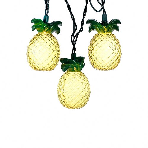 Click here for Kurt Adler Glass-Look Pineapple Light Set  One Siz... prices