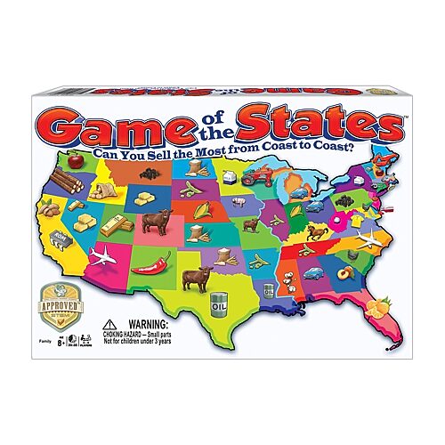 Winning Moves Game of the States  One Size  Multiple Colors