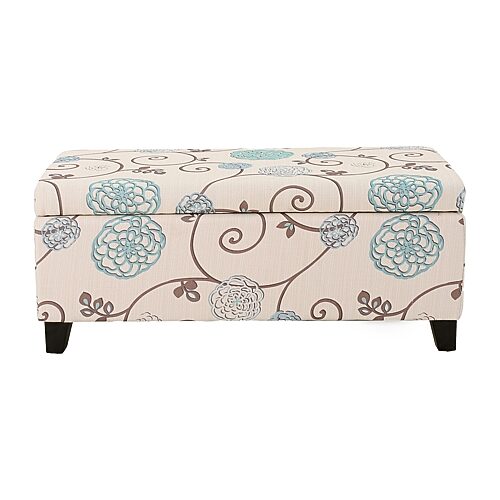 Click here for Breanna Tufted Upholstered Floral Ottoman  One Siz... prices