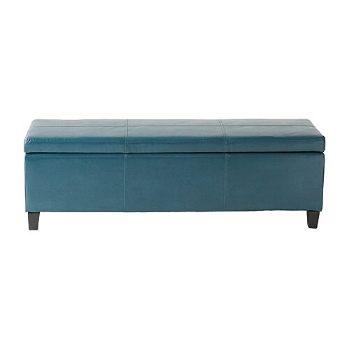 Click here for Glouster Tufted Upholstered Ottoman  One Size  Blu... prices