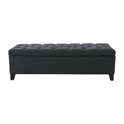 Click here for Ottilie Upholstered Tufted Bench  One Size  Gray prices
