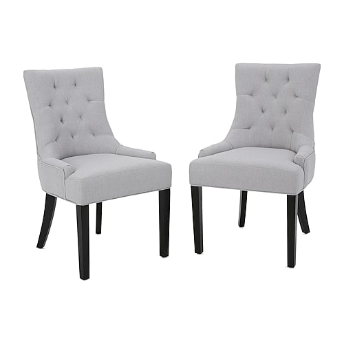 Click here for Hayden 2-pc. Tufted Dining Chair  One Size  Gray prices