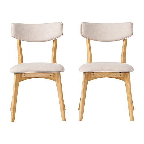Click here for Chazz 2-pc. Upholstered Side Chair in Light Beige... prices