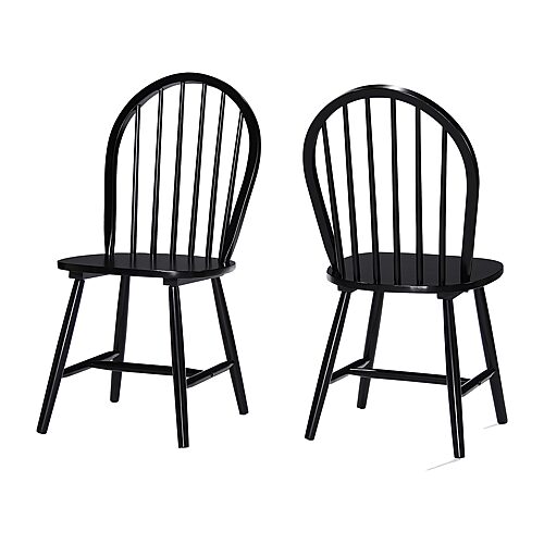 Click here for Declan 2-pc. Dining Chair  One Size  Black prices