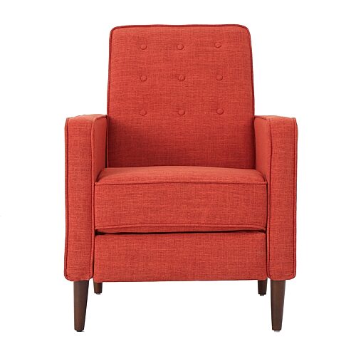 Click here for Mervynn Tufted Track-Arm Recliner  One Size  Orang... prices