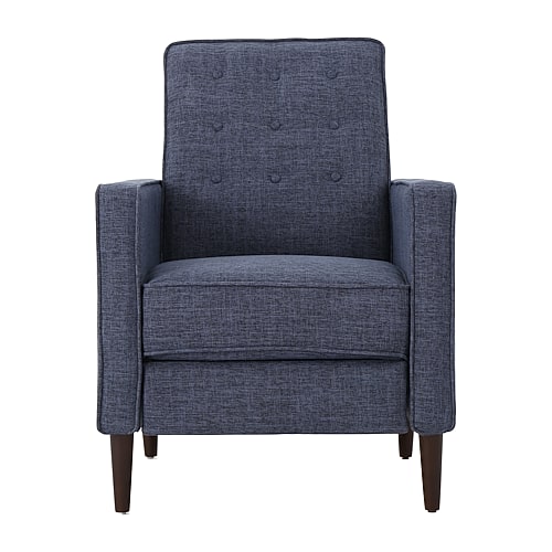 Click here for Mervynn Tufted Track-Arm Recliner  One Size  Blue prices