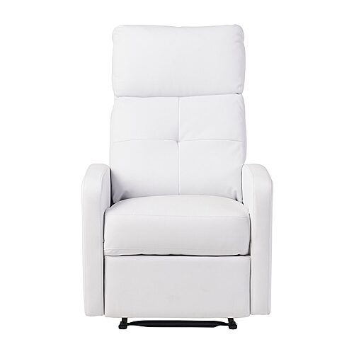 Click here for Samedi Tufted Track-Arm Recliner  One Size  White prices