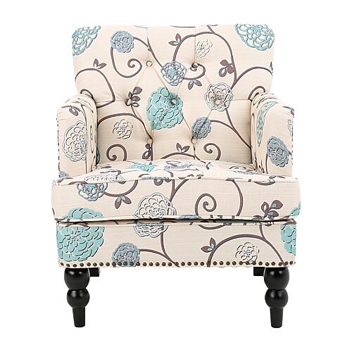 Click here for Harrison Tufted Upholstered Club Chair  One Size... prices