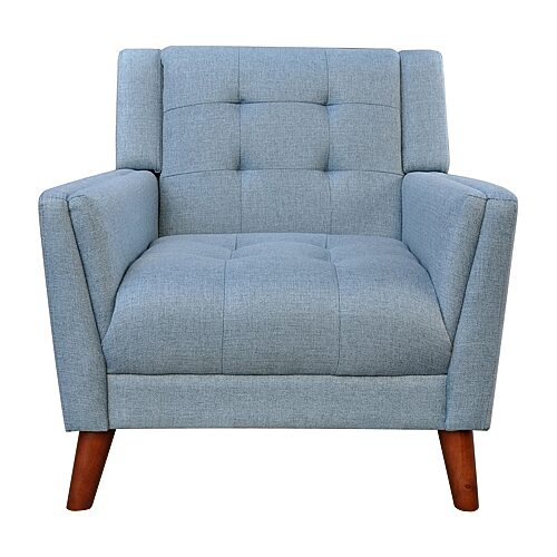 Click here for Candace Tufted Upholstered Armchair  One Size  Blu... prices