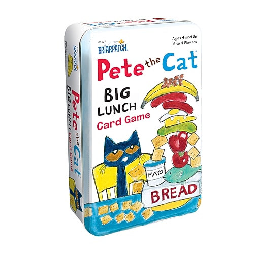 Briarpatch Pete the Cat Big Lunch Card Game Tin  One Size  Multiple Colors