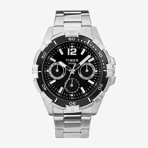 Click here for Timex Mens Silver Tone Stainless Steel Bracelet Wa... prices