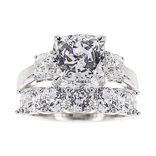 Click here for 100 Facets by DiamonArt Sterling Silver Cubic Zirc... prices