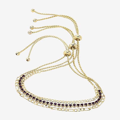 Click here for Sparkle Allure Birthstone Womens Red Crystal Brace... prices