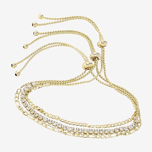 Click here for Sparkle Allure Birthstone Womens Red Crystal Brace... prices