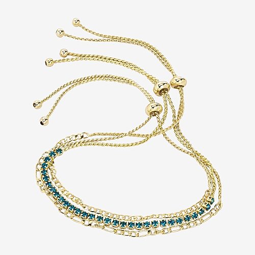 Click here for Sparkle Allure Birthstone Womens Red Crystal Brace... prices