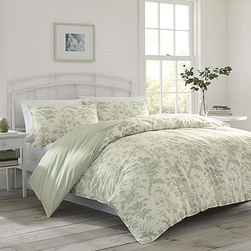 Click here for Laura Ashley(R) Natalie Cotton Reversible Duvet Co... prices