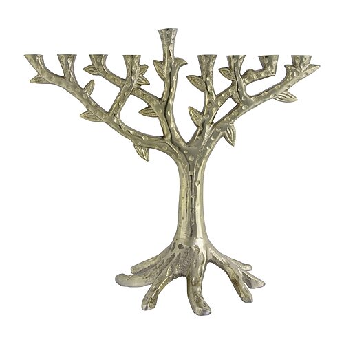 Click here for Northlight 11.5 Brass Menorah Candle Holder  One S... prices