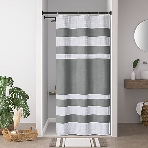 Click here for Madison Park Spa Waffle 3M Scotchgard Shower Curta... prices