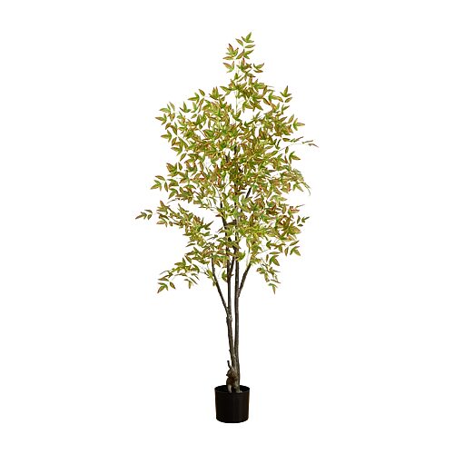 Click here for Nearly Natural 6 Green Nandina Indoor Artificial T... prices