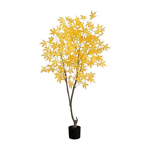 Click here for Nearly Natural 5 Yellow Maple Indoor Artificial Tr... prices
