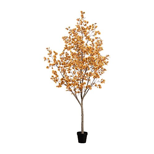 Click here for Nearly Natural 9 Orange Autumn Eucalyptus Indoor A... prices