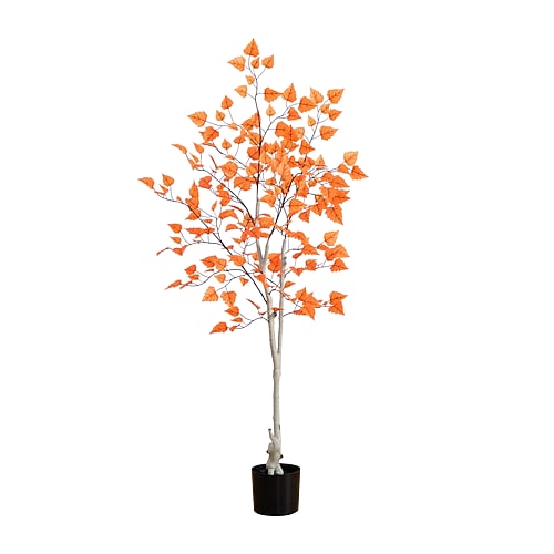 Click here for Nearly Natural 5 Autumn Paper Birch Indoor Artific... prices