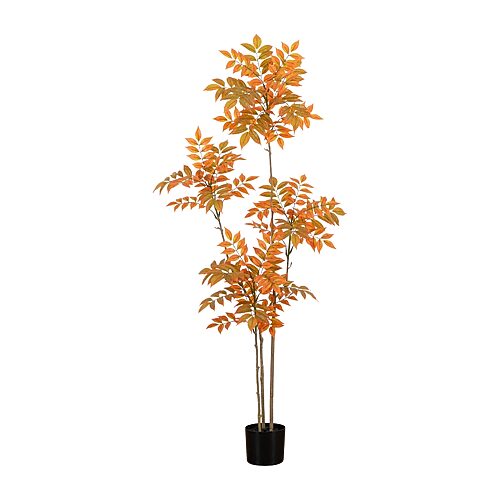 Click here for Nearly Natural 5 Orange Minimalist Sumac Indoor Ar... prices