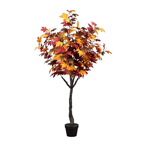 Click here for Nearly Natural 5 Orange Smoky Maple Indoor Artific... prices